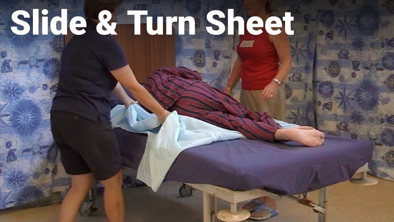 Slide & Turn Sheet - Reduces manual handling when turning