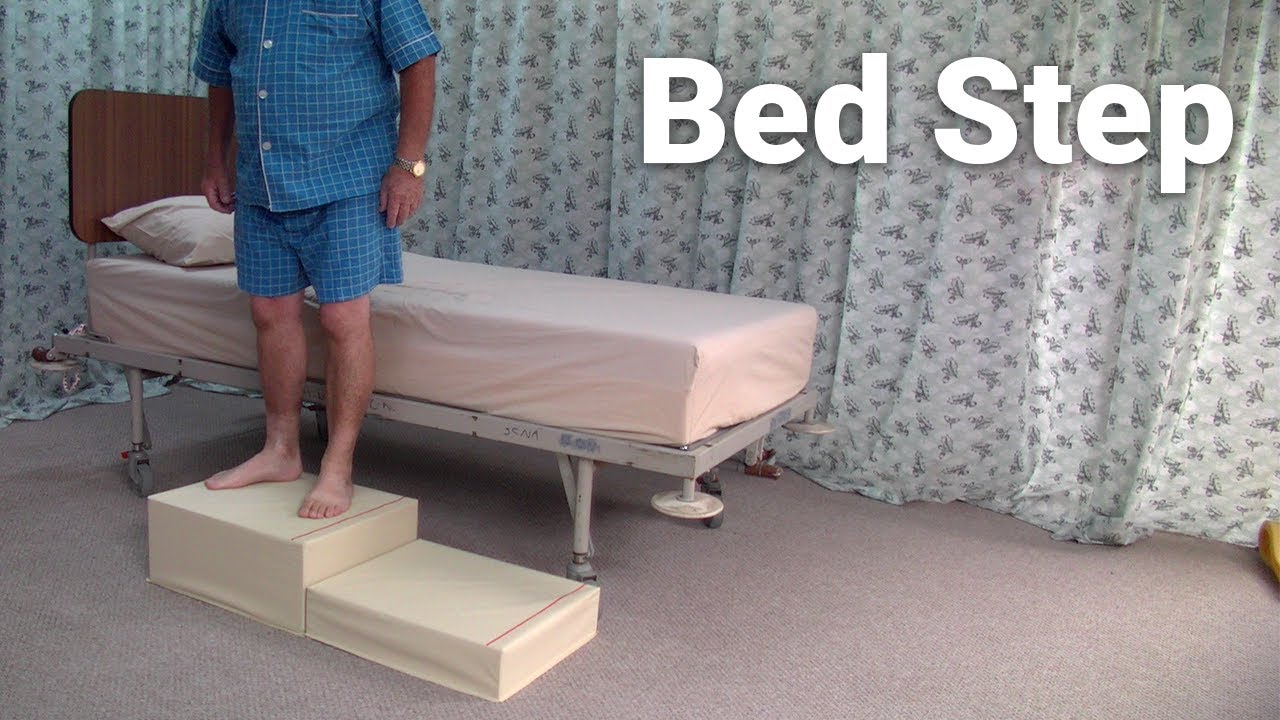 Bed Step - One Step - Helps people get into and out of bed