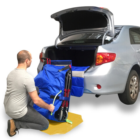 Wheelchair Boot Slider - Helps getting a wheelchair into a car
