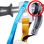 RPH Keyhole Double Amputee Sling - Small aperture. Safety Straps.