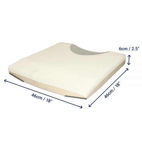 Sacral Cushion - With cut out coccyx section at the back